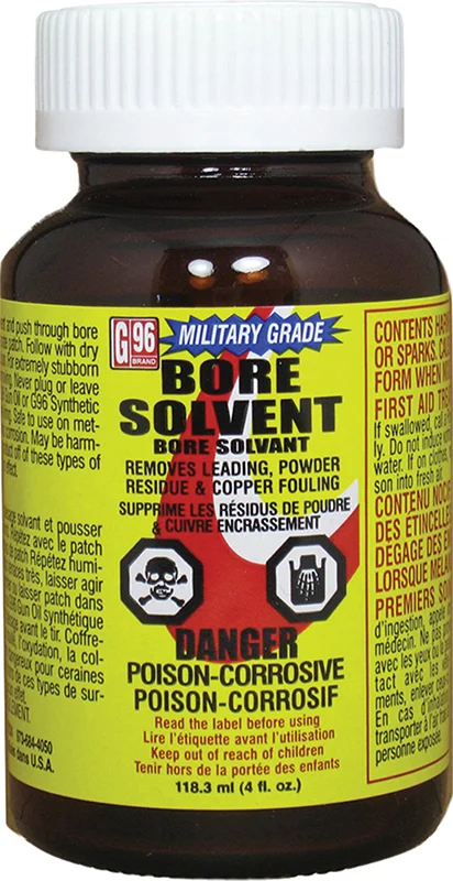 G96 1108 Military Grade Bore Solvent Removes Powder, Lead, Plastic ...